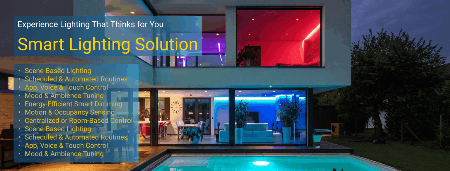 Smart Lighting Automation for UAE Homes & Villas | Be Smart House
